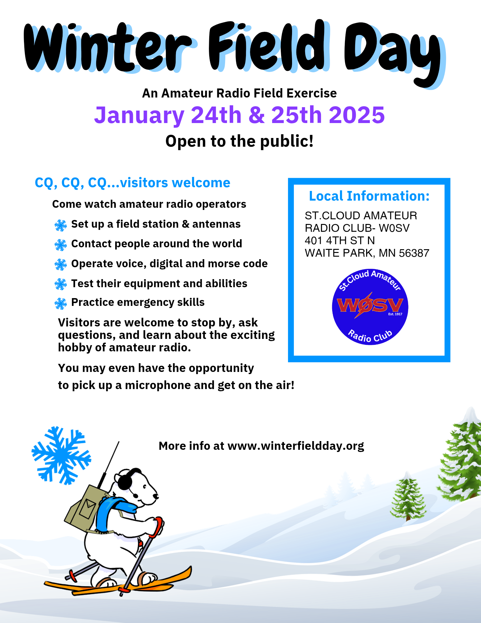 Field Day – St. Cloud Amateur Radio Club, Inc